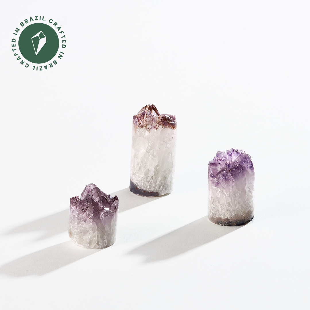 Amethyst Crystal Tower - Peace & Riot