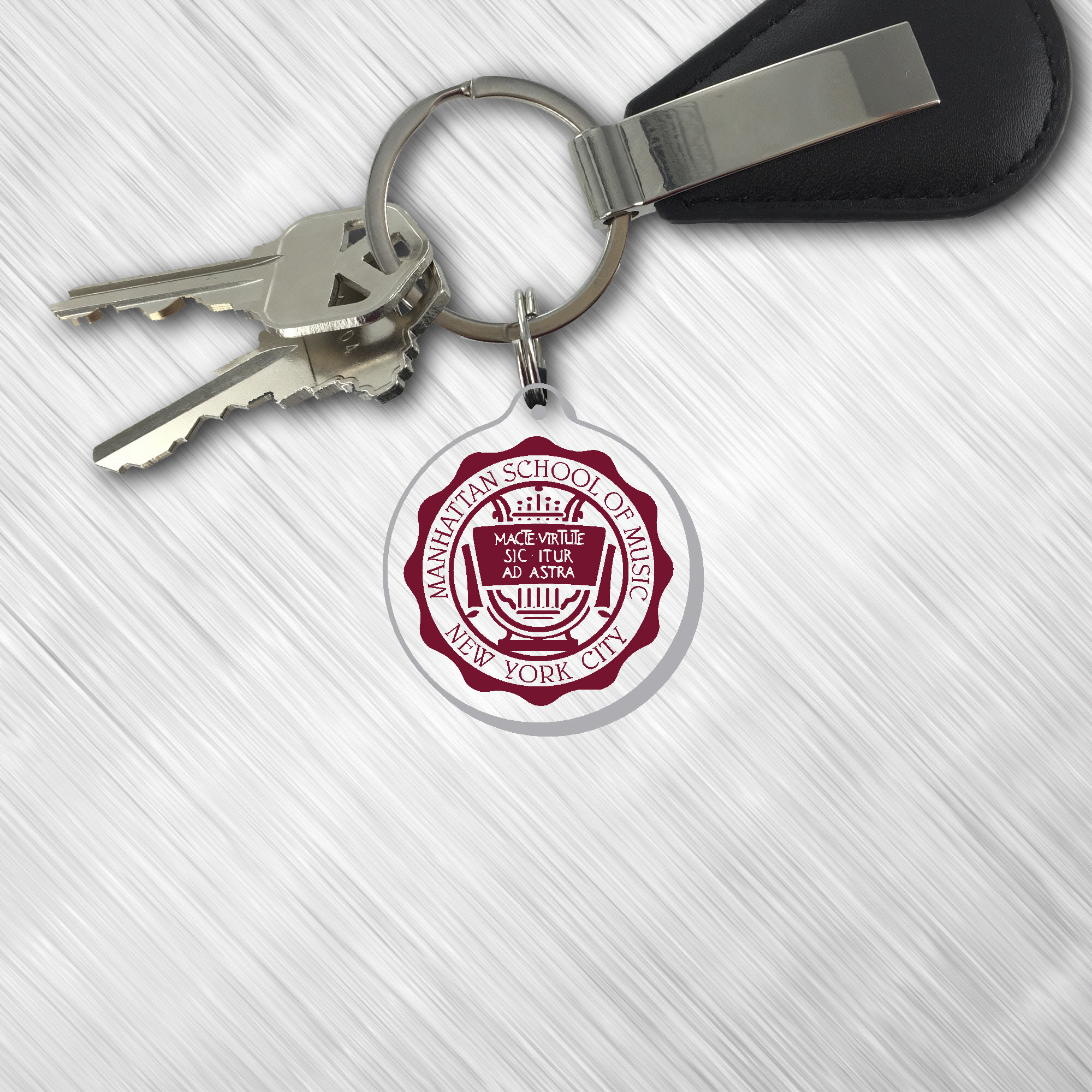 Keychain: Acyrlic Seal - Manhattan School of Music Campus Store