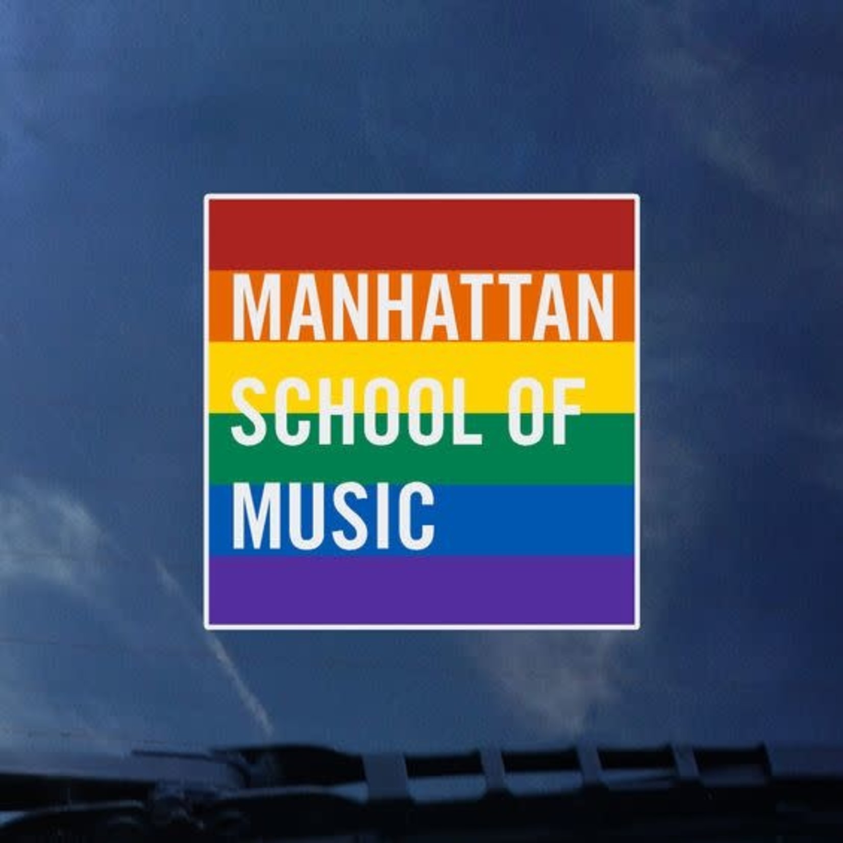 Decal/Sticker: MSM Pride Square - Manhattan School of Music Campus Store