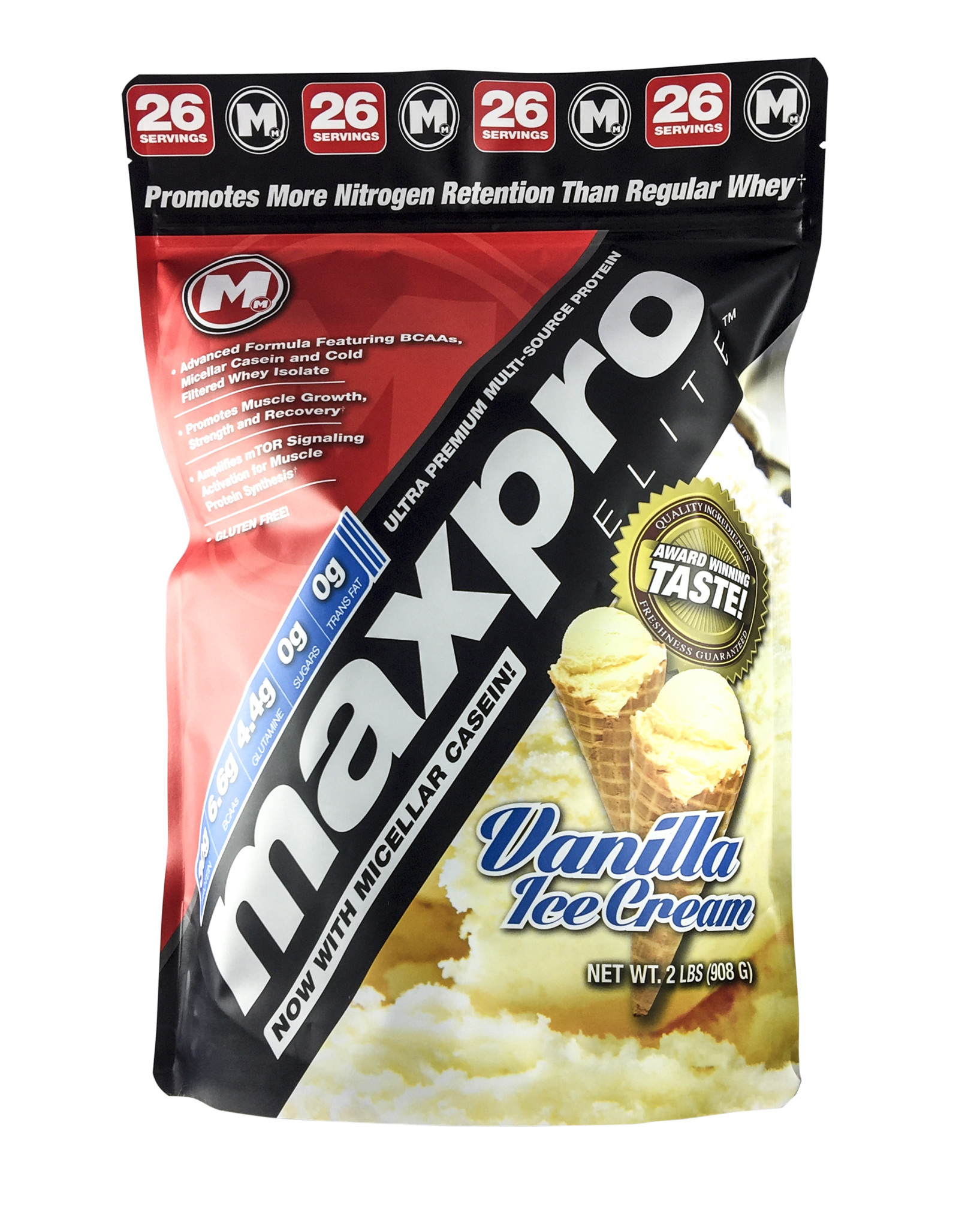 Maxpro Elite Vanilla 2lb - Max Muscle Nutrition Carefree