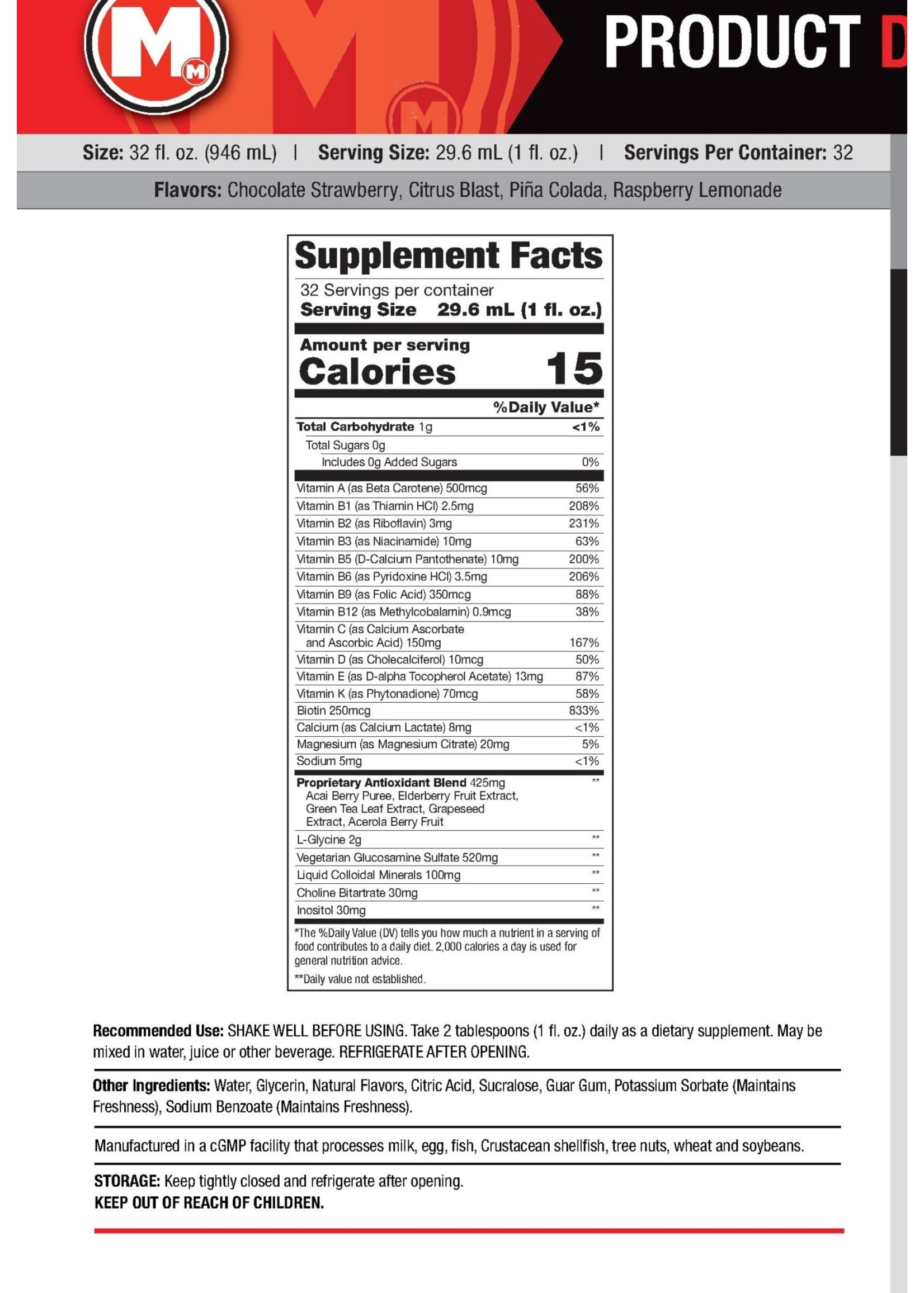 Vit-acell Citrus Blast - Max Muscle Nutrition Carefree