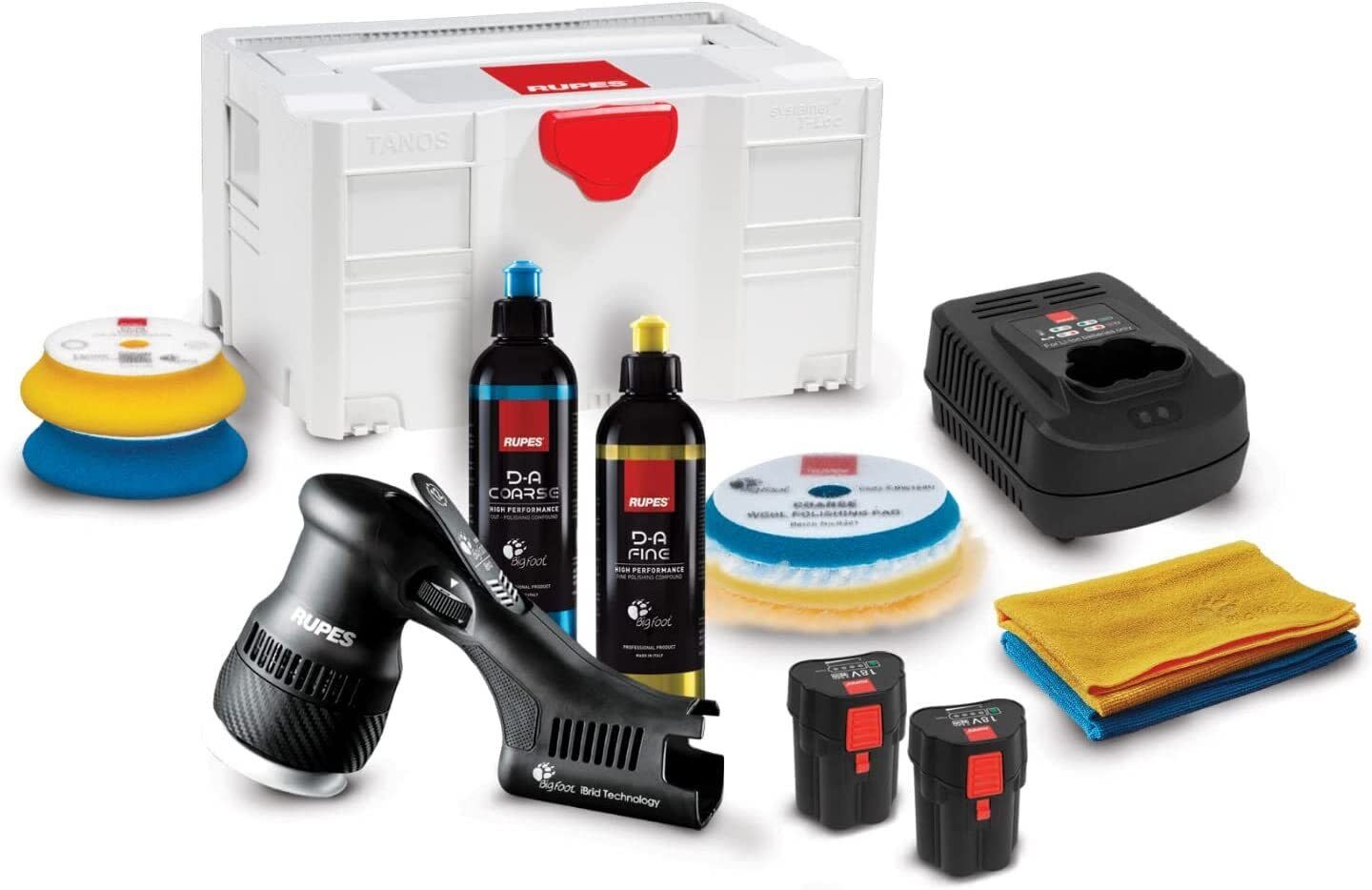 RUPES RUPES BIGFOOT HLR75 MINI iBRID POLISHER KIT - PRIME CAR CARE