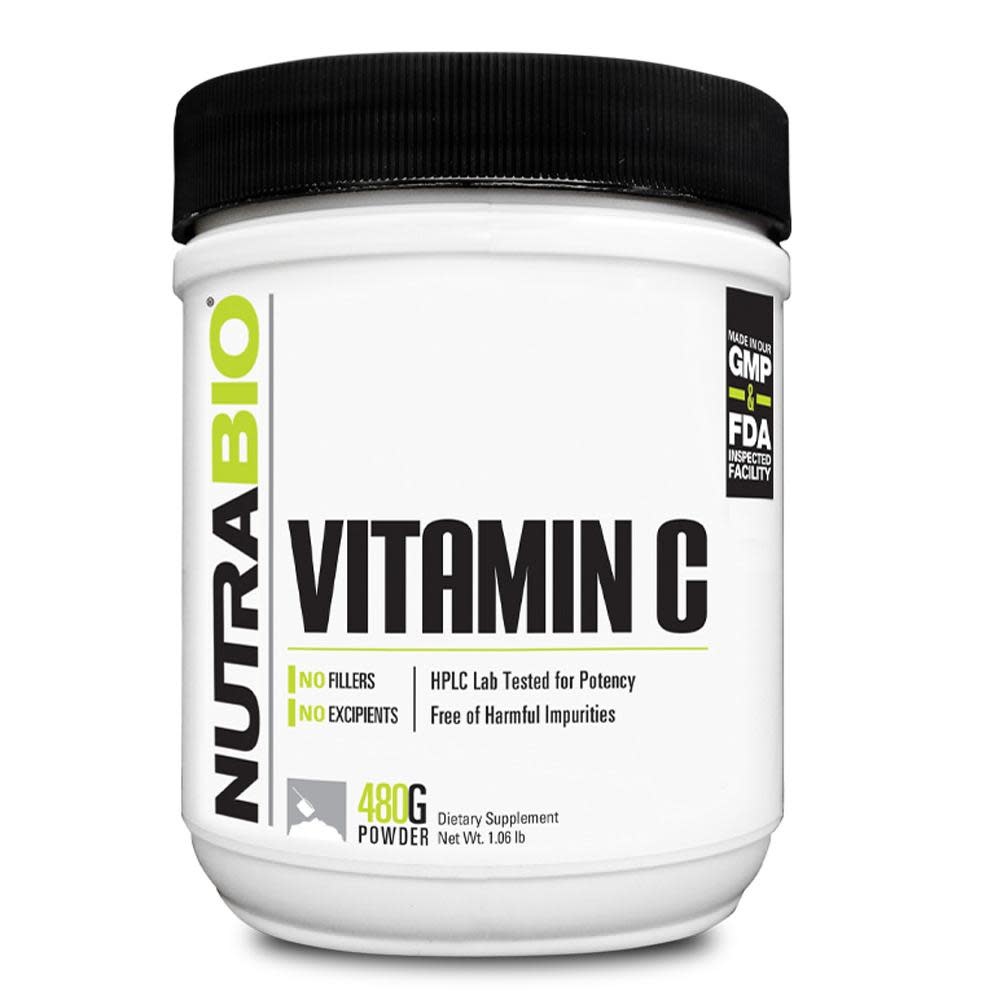 NutraBio NutraBio-VitaminC 480G - Superior Nutrition
