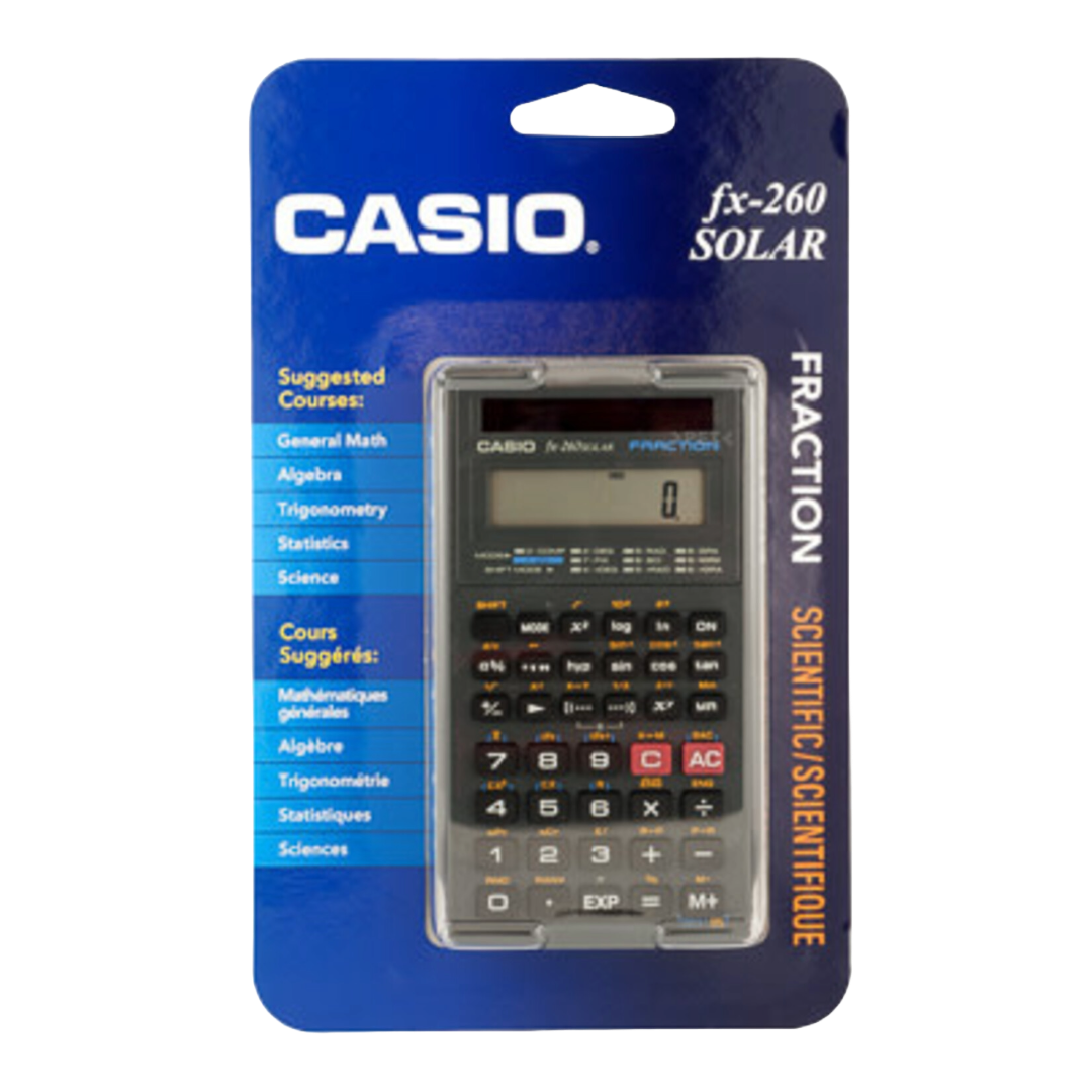 Casio fx260 Solar Calculator - UNB Saint John Campus Store