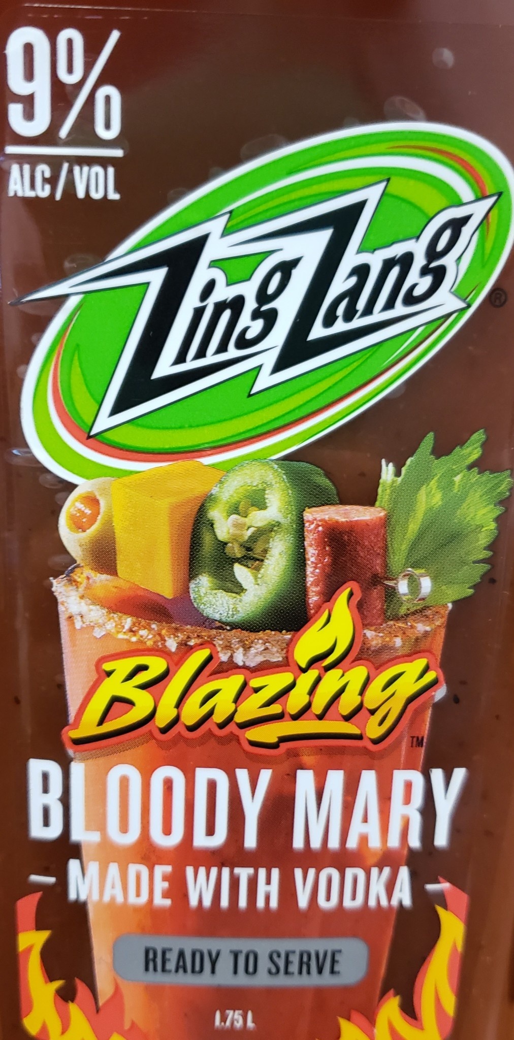 Zing Zang Blazing Bloody Mary Vodka Included - Western Reserve Wines