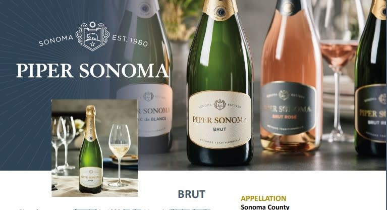 Piper Heidsiec Sonoma Brut - Western Reserve Wines