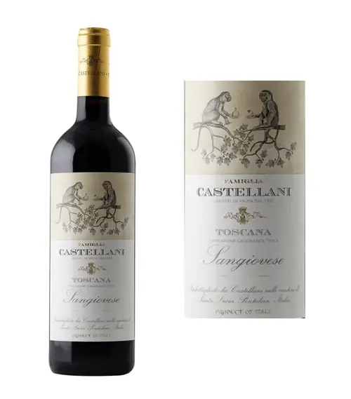 Collezione Collesano Famiglia Castellani Sangiovese 2019 Tuscany Italy ...
