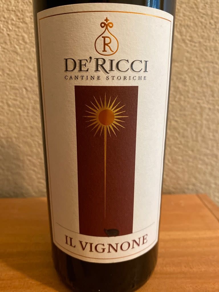 De' Ricci Cantine Storiche Il Vignone Toscana 2019 IGT Italy - Western ...