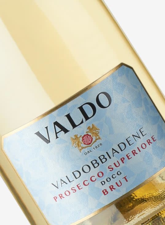 VALDO Sparkling Prosecco Superiore DOCG Brut NV Valdobbiadene Italy ...