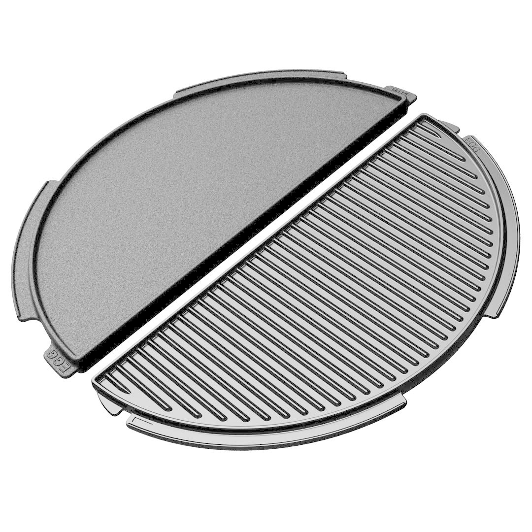 BGE Half Moon Cast Iron Plancha Griddle - Fits XL and 2XL EGG - The ...