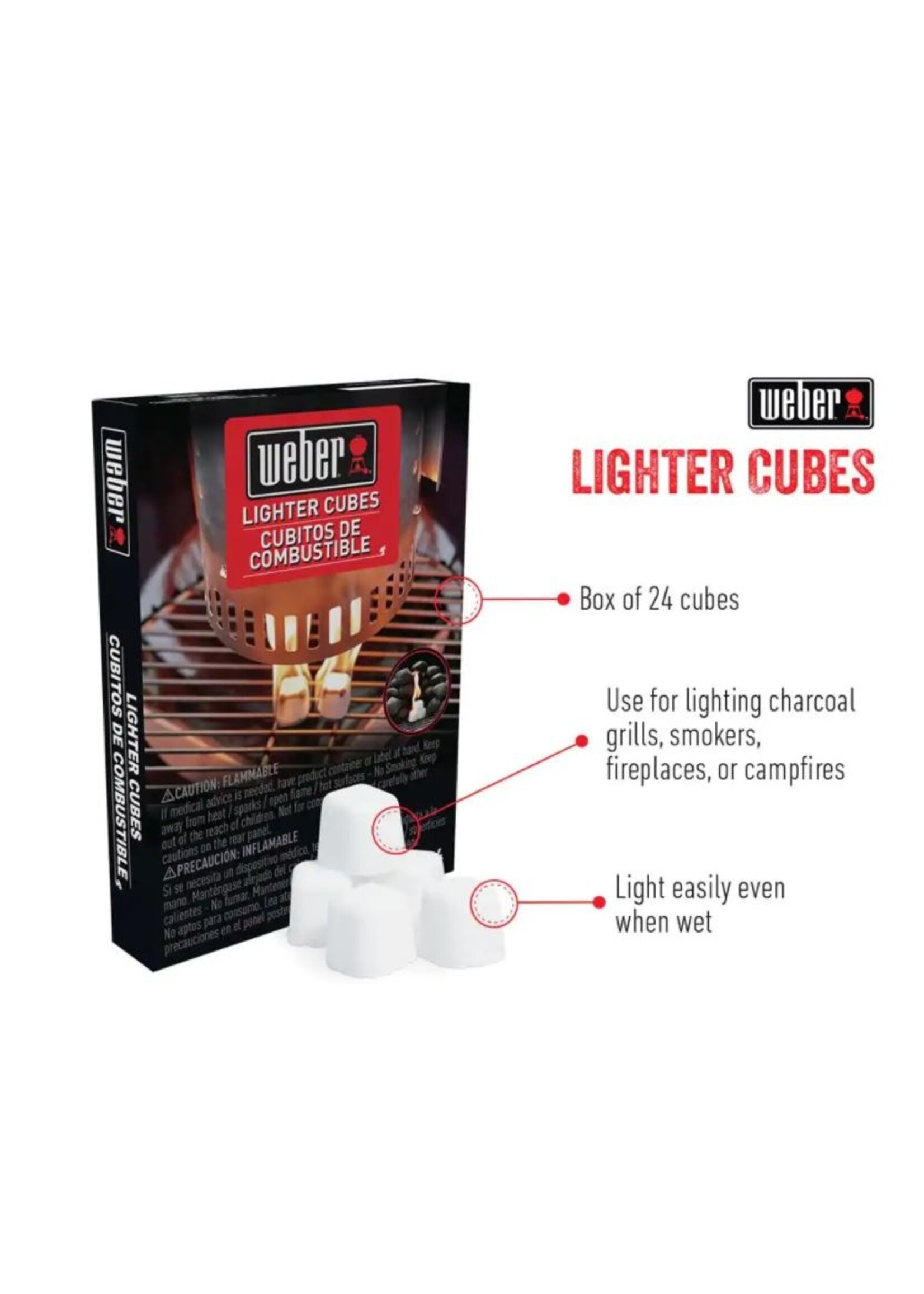 Weber Lighter Cubes - The Grill Guys