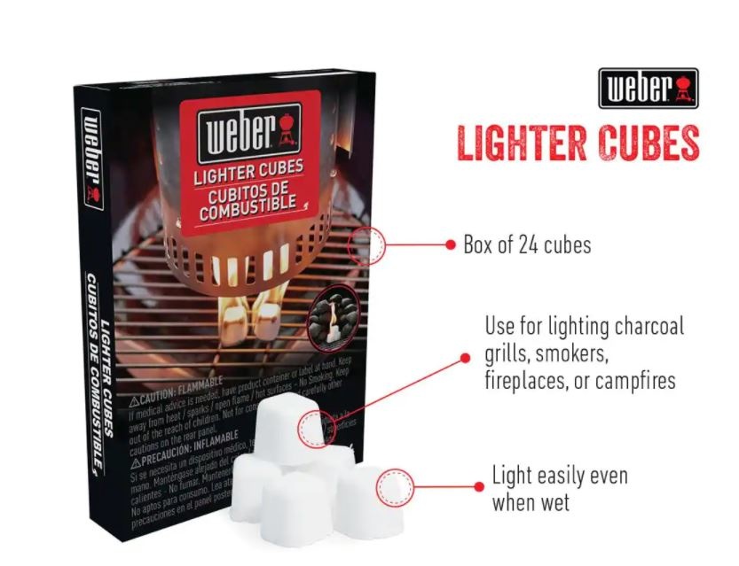 Weber Lighter Cubes - The Grill Guys