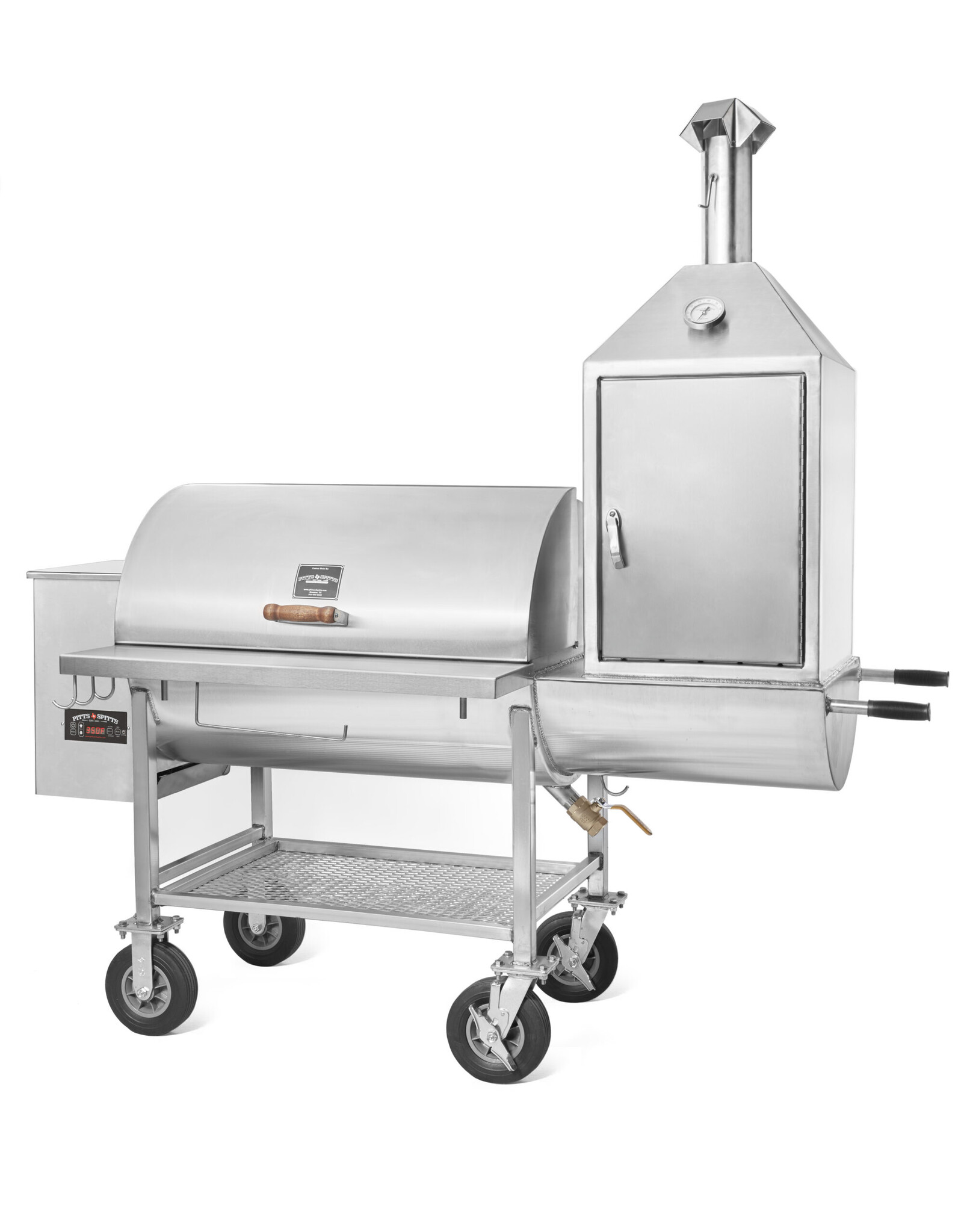 Pitts & Spitts Maverick 1250 Upright Pellet Grill - Stainless - The ...