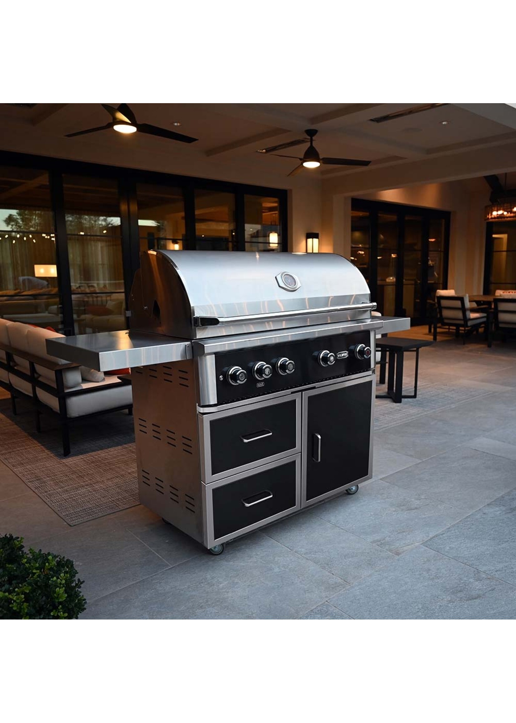 WildFire Freestanding Cart Package - The Grill Guys