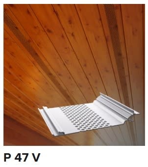 FastPlank P47 V-Notch 4" Perforated Soffit Plank - 16', ea - The Grill Guys