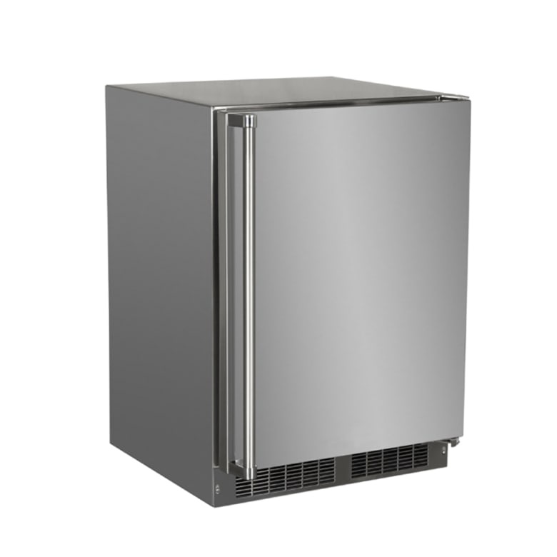 Marvel Outdoor Freezer 24" SS Solid Rev Door w/ Lock - The Grill Guys