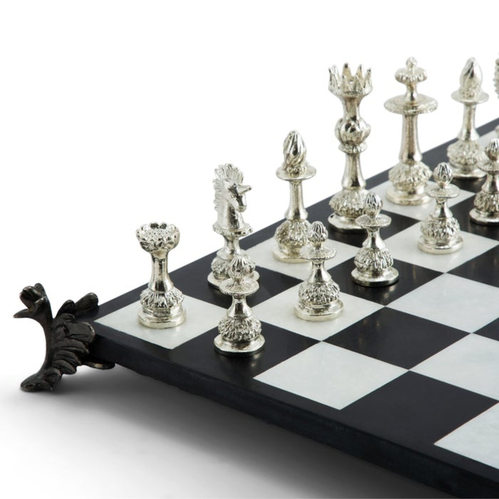 Gold And Silver Chess Set