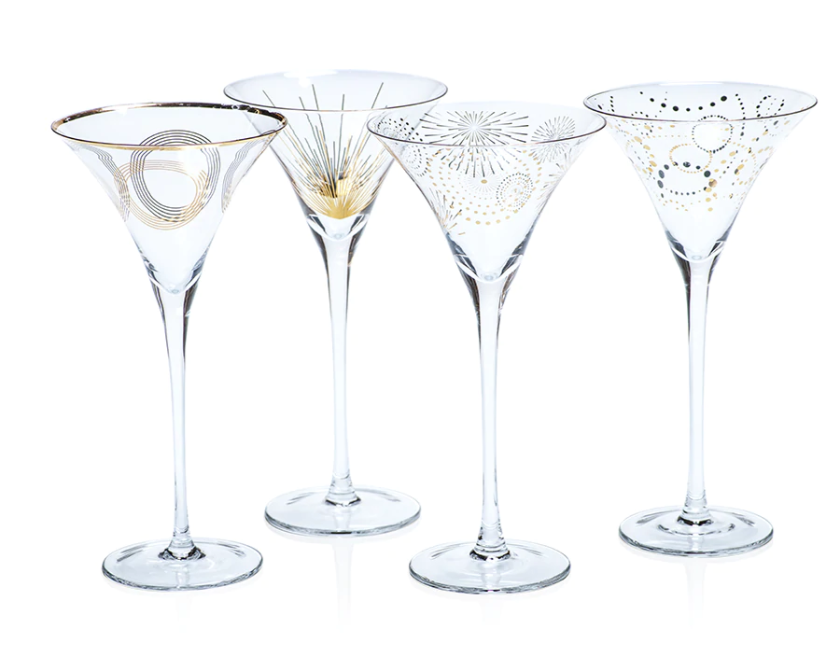 Zodax Celebration Martini Glass - Designer's Studio