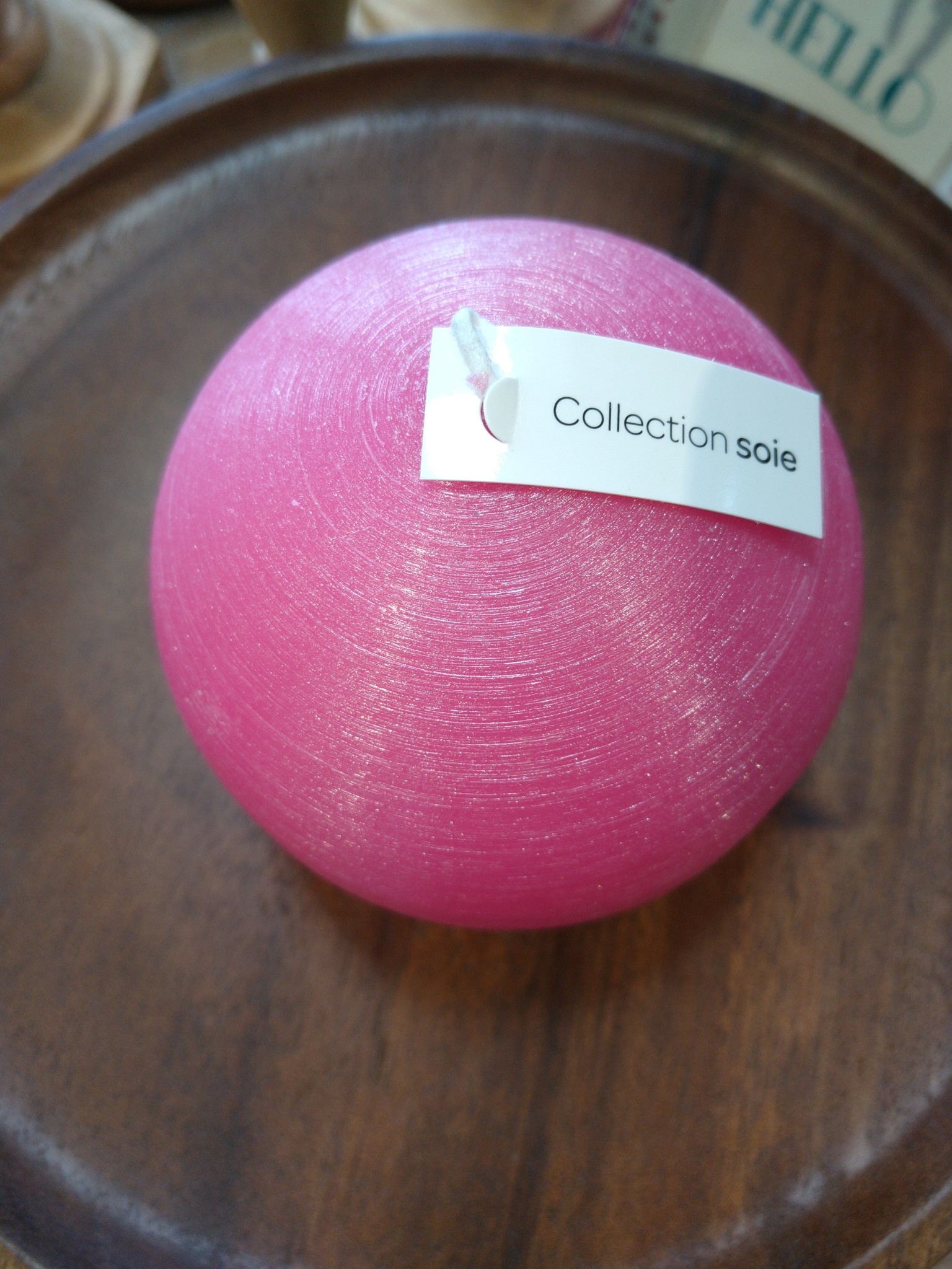 Point a la Ligne Sphere #3 Peony Candle - Designer's Studio