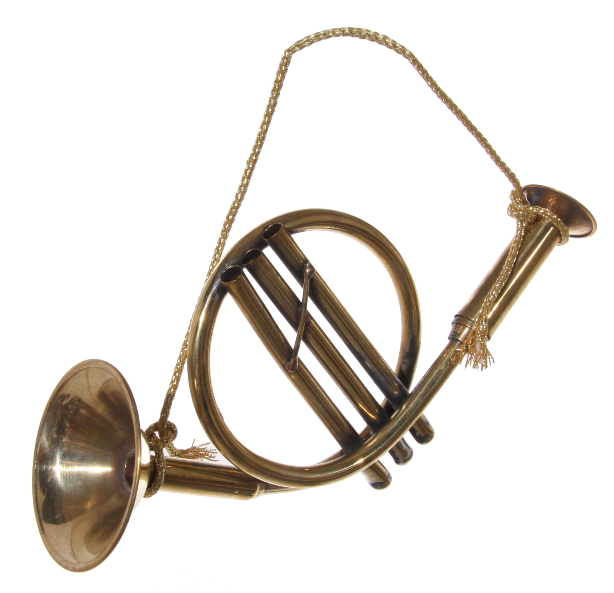 Mini Bugle Brass Ornament - Designer's Studio