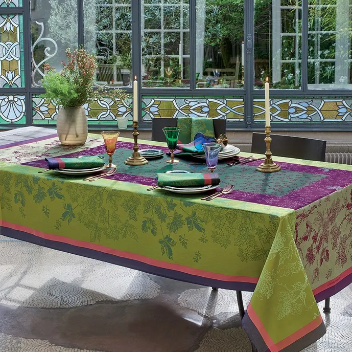 Garnier Thiebaut Plaisirs D Automne Muscat Tablecloth - Designer's Studio