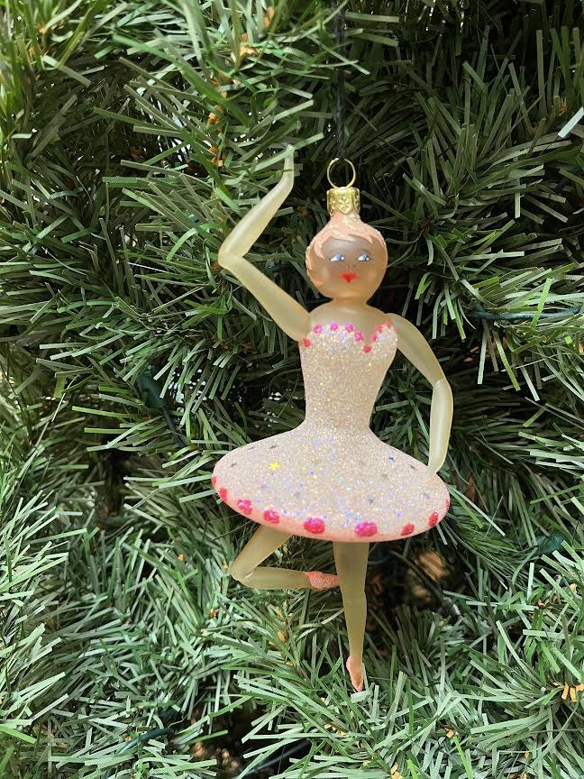 Prima Ballerina Free Blown Ornament - Designer's Studio