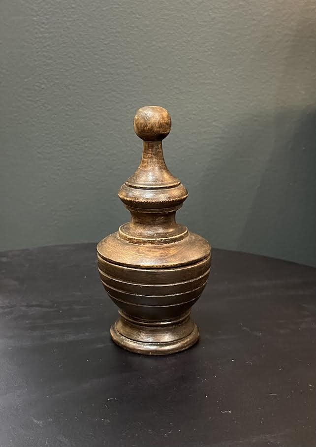 Wooden Finial Small Box - Designer's Studio