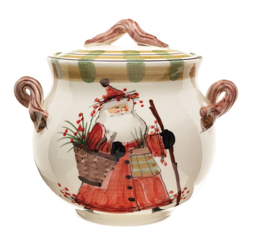 Old St. Nick Biscotti Jar - Designer's Studio
