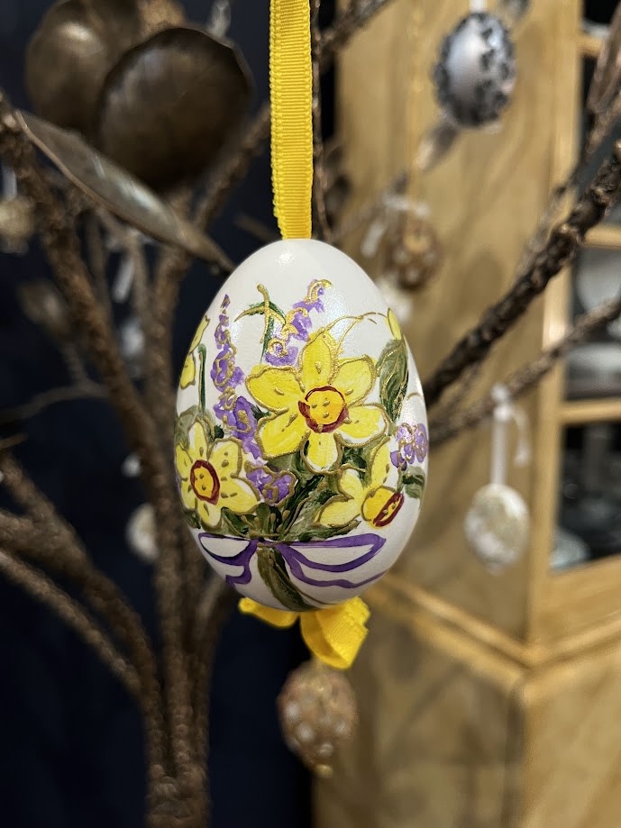 Peter's Seasons Hand Painted & Decorated Real Easter Goose Egg ...