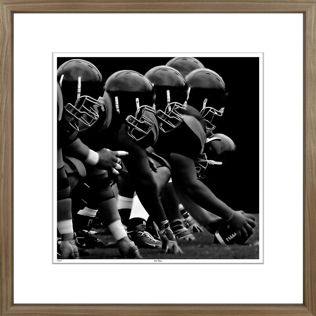 Trowbridge First Down Framed Artwork - Designer's Studio