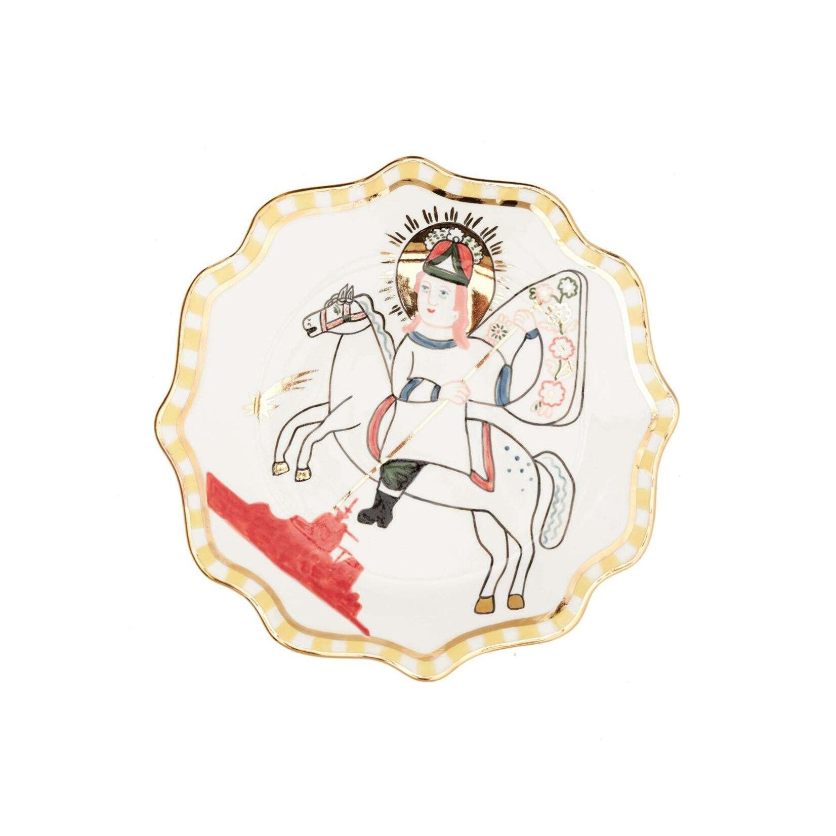 Freedom Square Plate with St. George - Designer's Studio