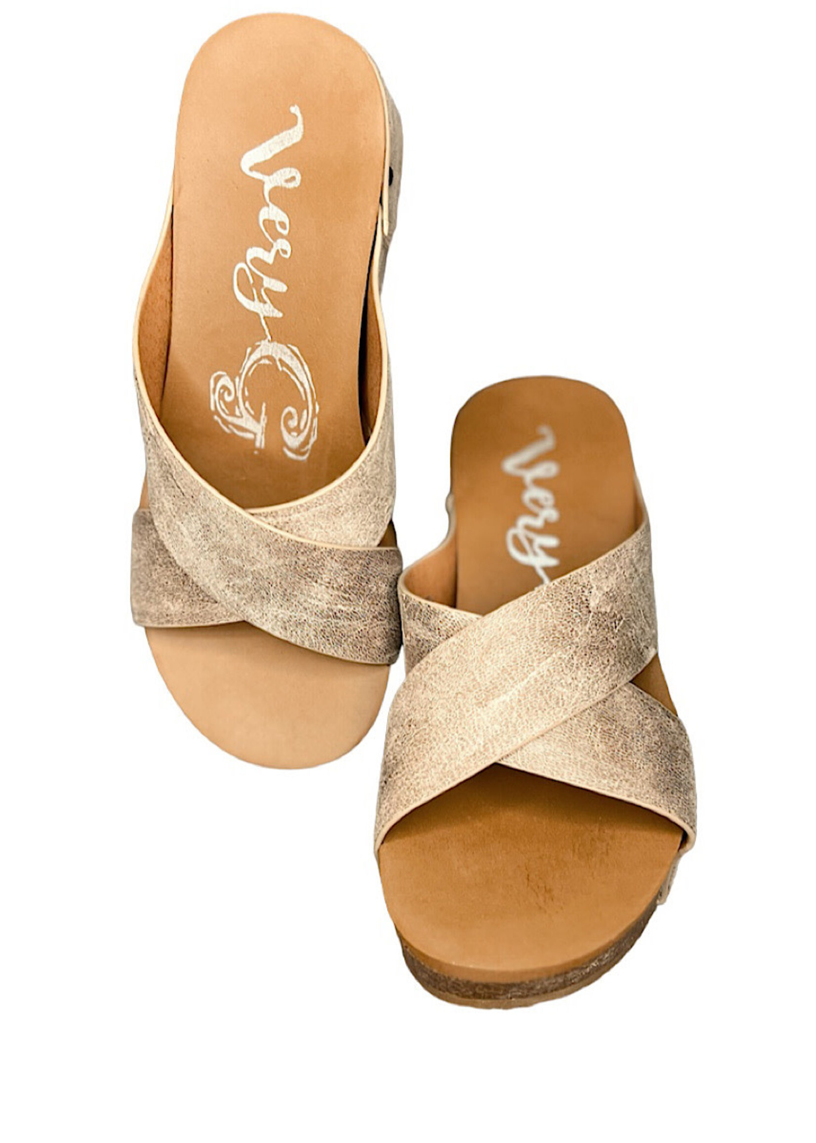 Very G Hero Cream Wedges - Main Street Boutique