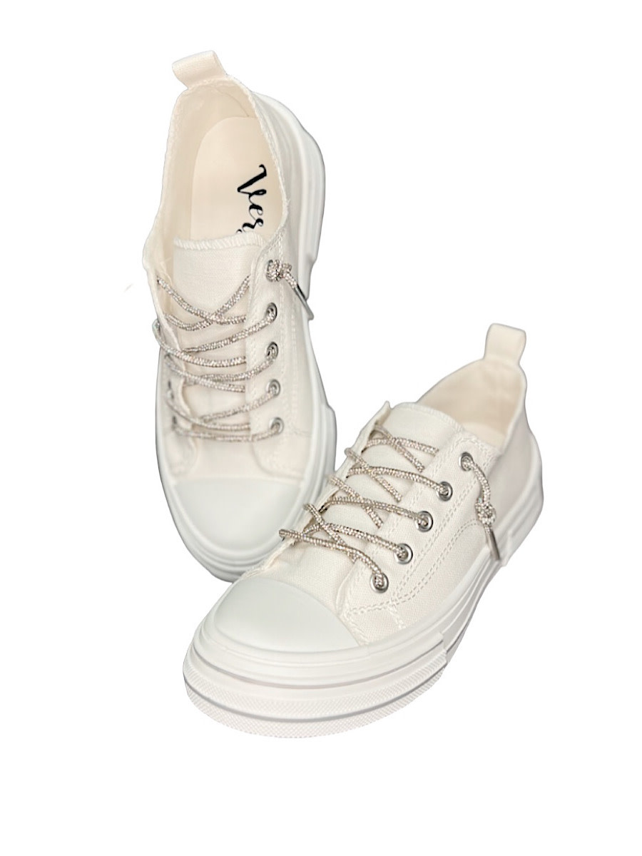 Very G Aman White Sneakers - Main Street Boutique