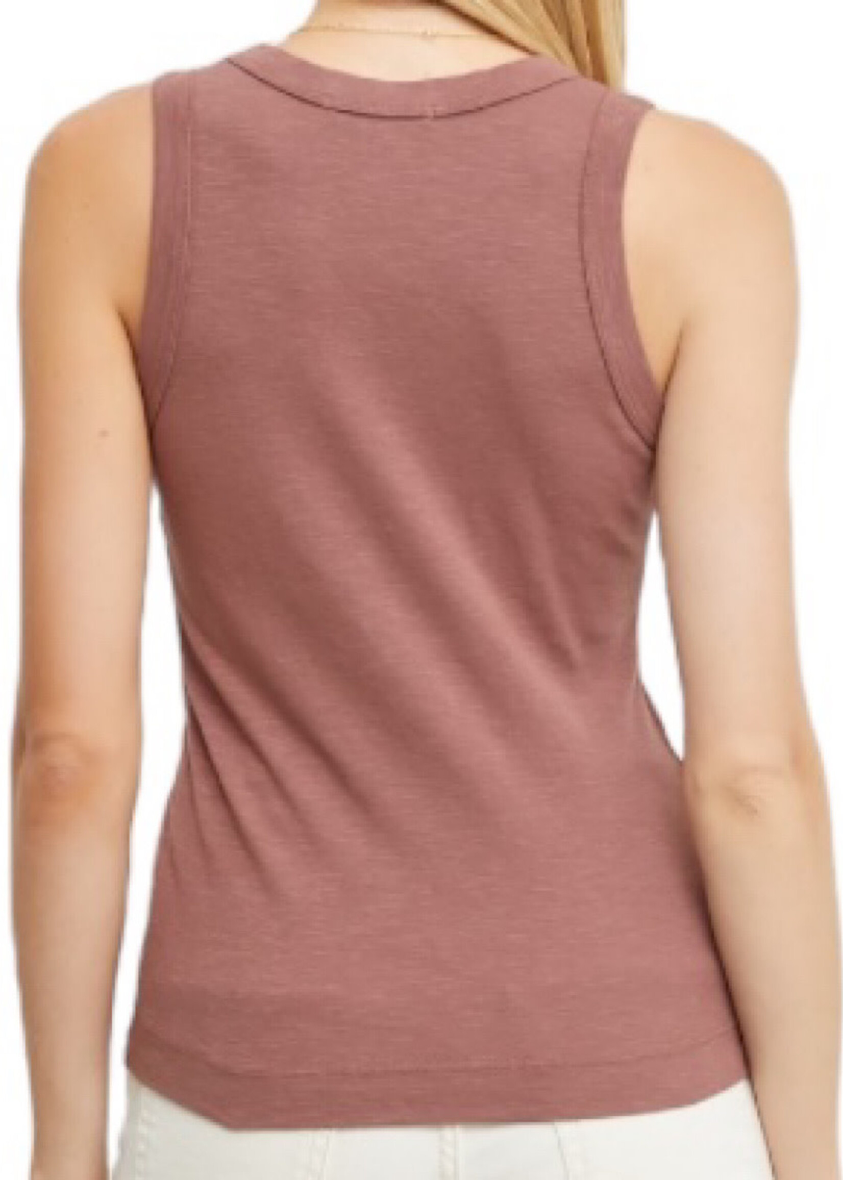 Marsala Cooper Tank - Main Street Boutique