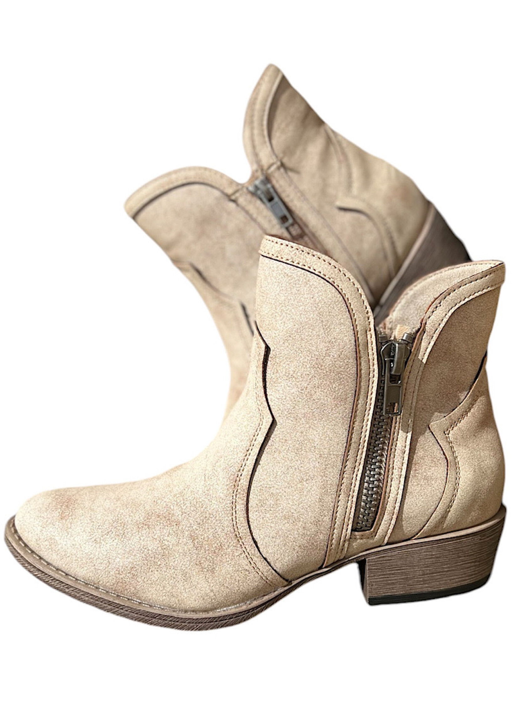 Very G Evie Nude Boots - Main Street Boutique