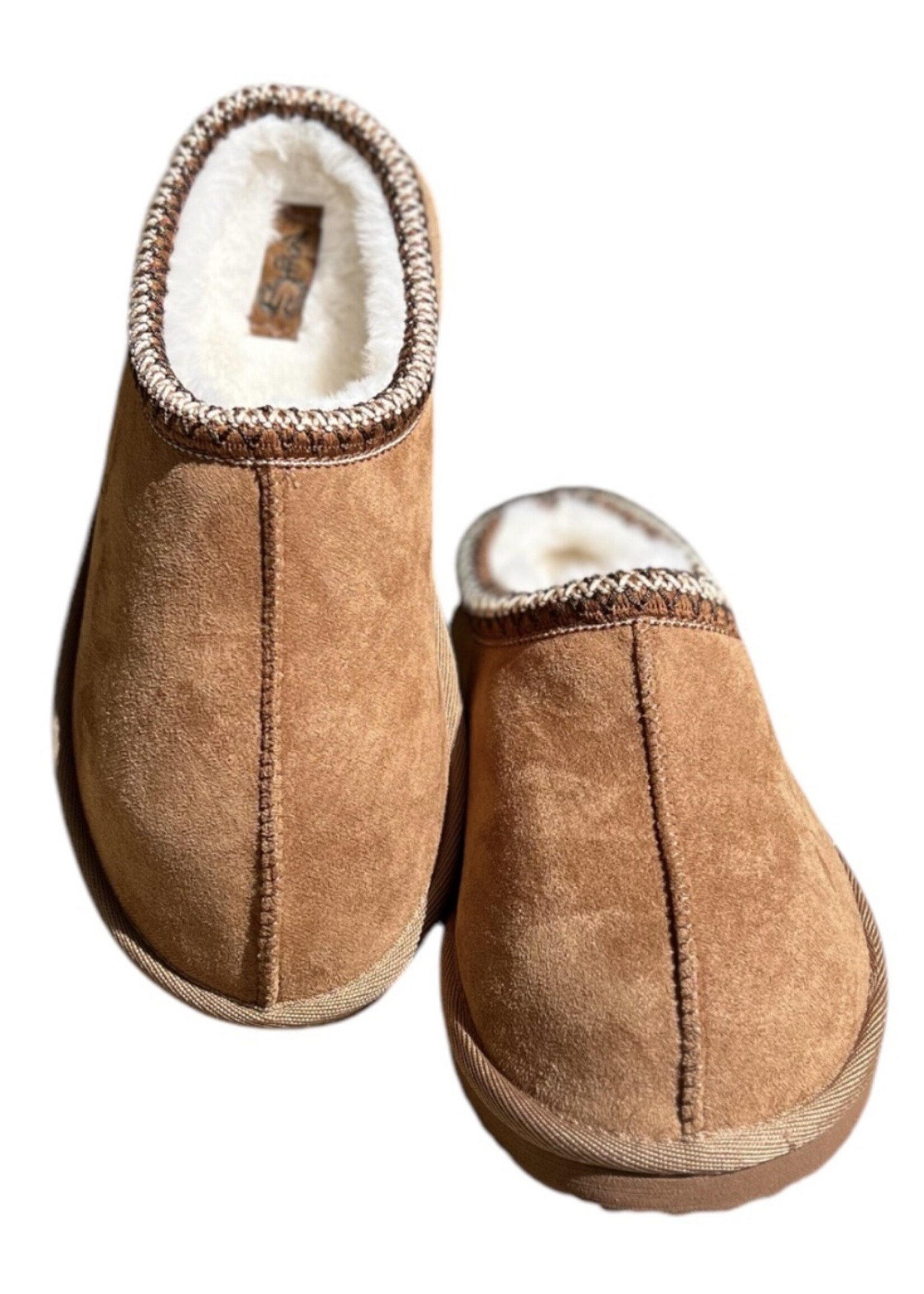 Very G Sparks Tan Slippers - Main Street Boutique