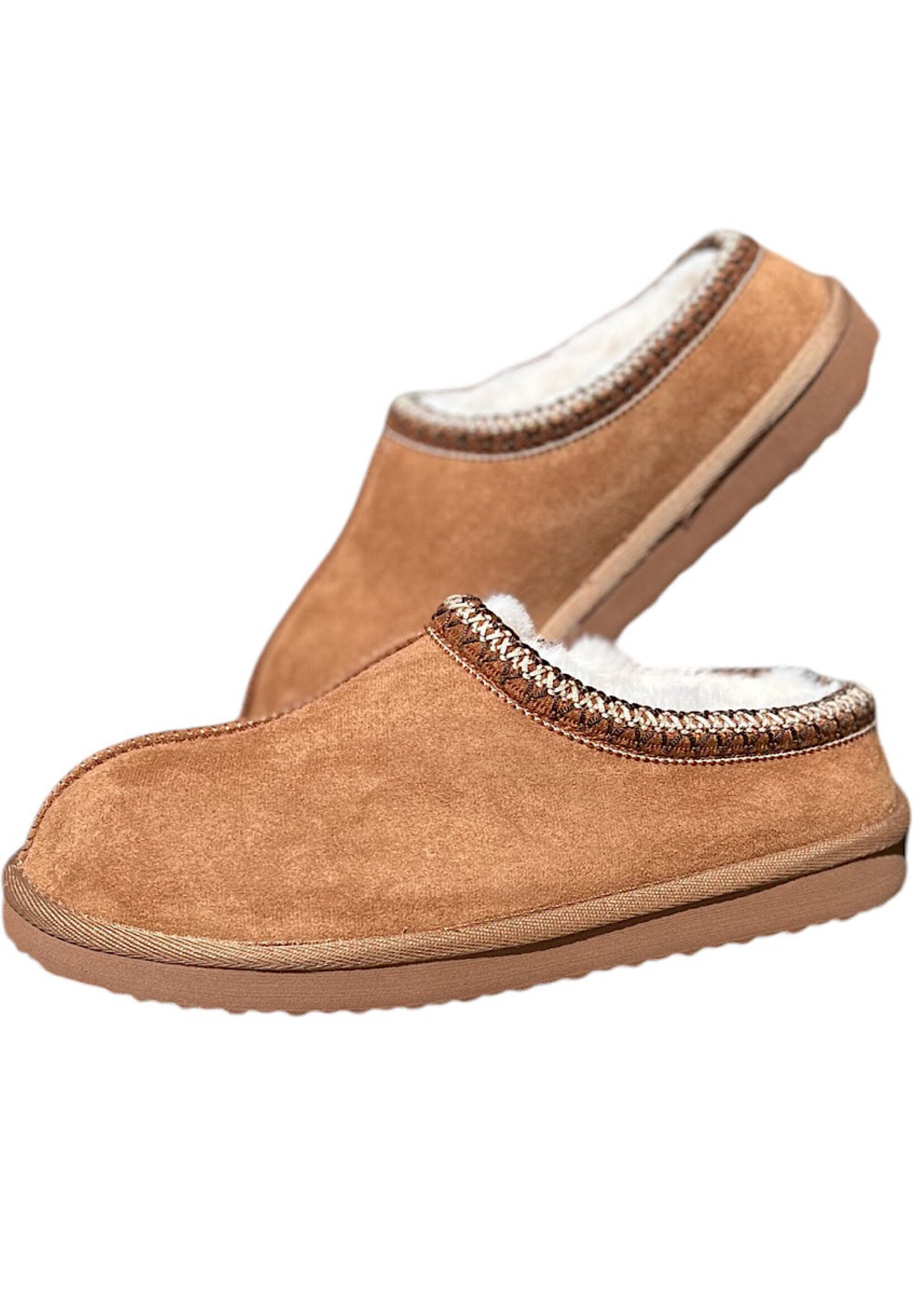 Very G Sparks Tan Slippers - Main Street Boutique