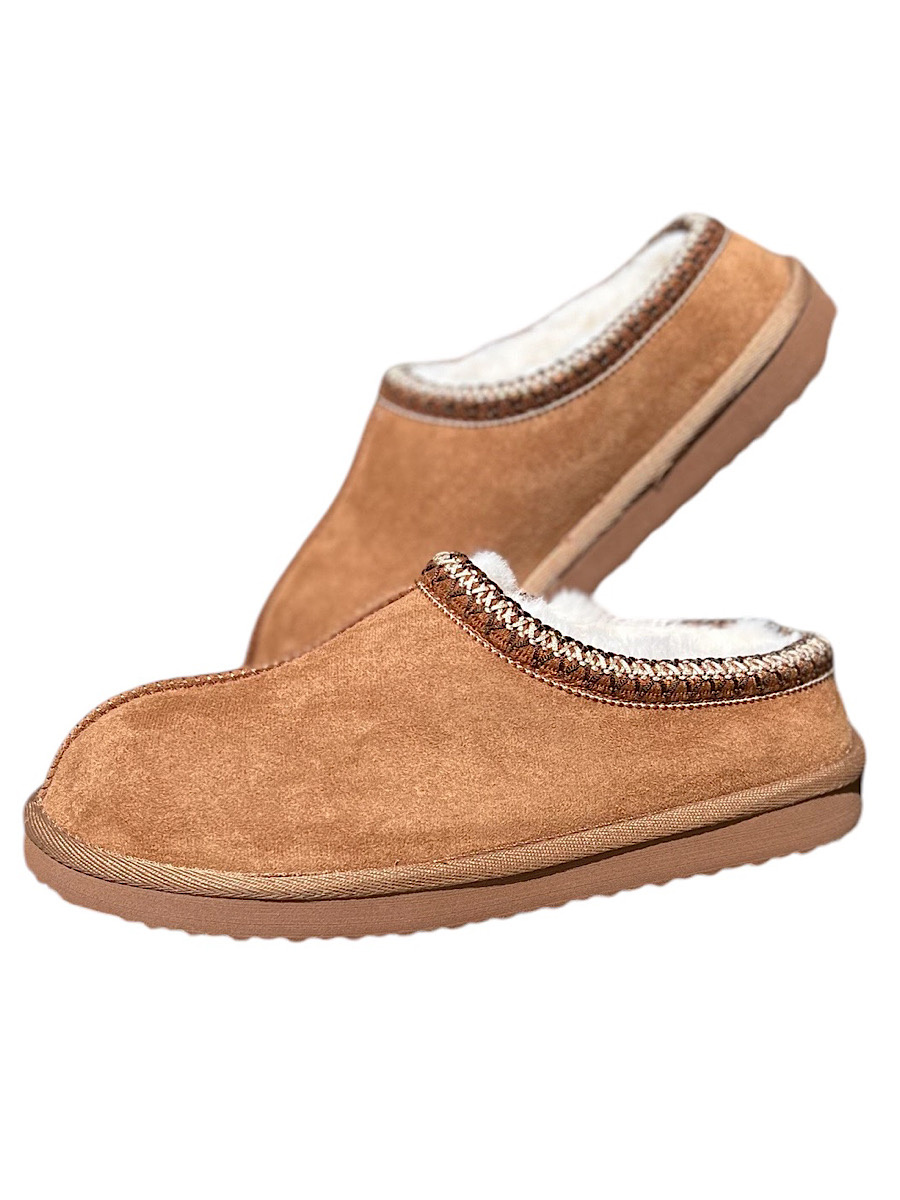 Very G Sparks Tan Slippers - Main Street Boutique