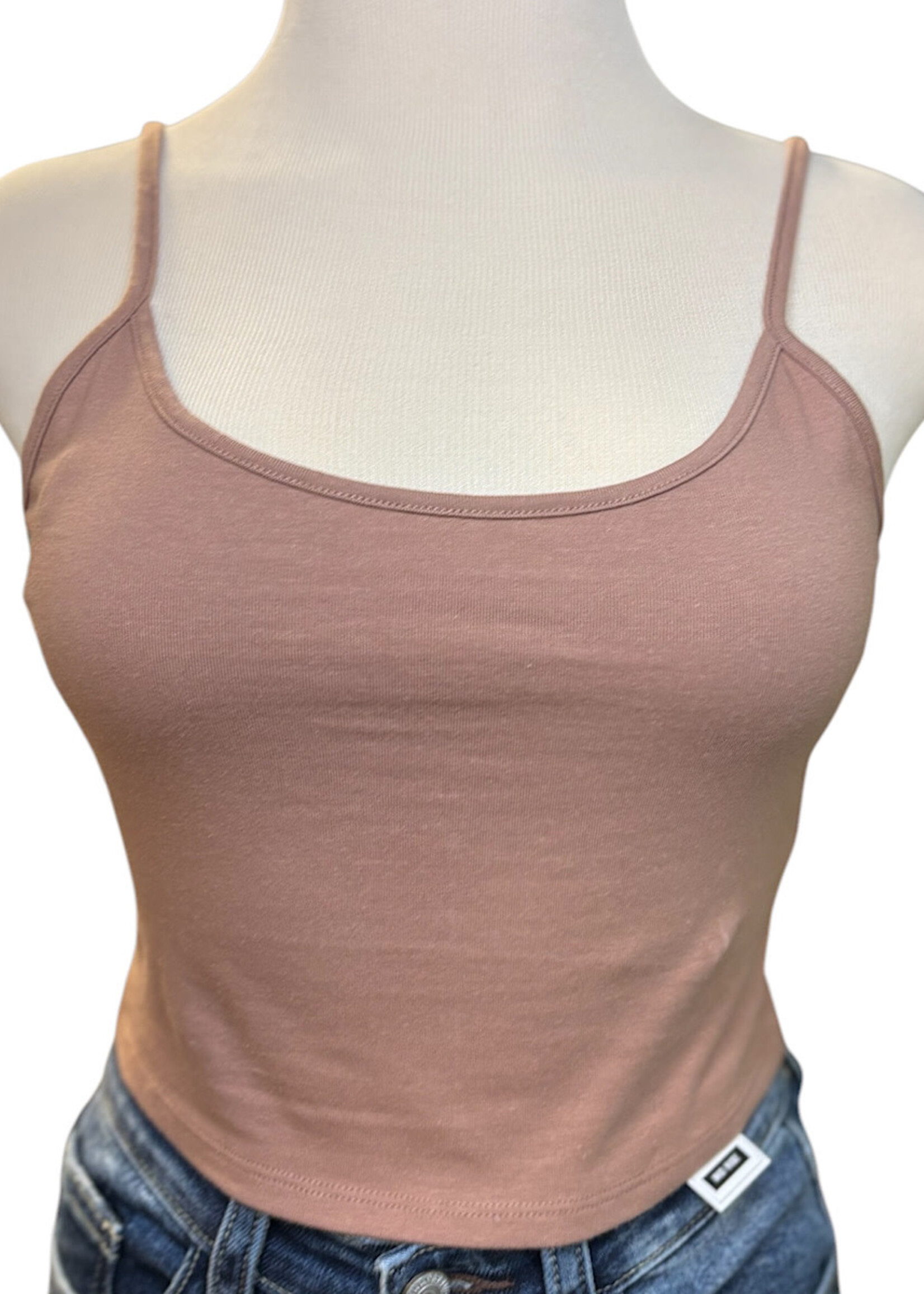 Chocolate Milk Cropped Tank - Main Street Boutique