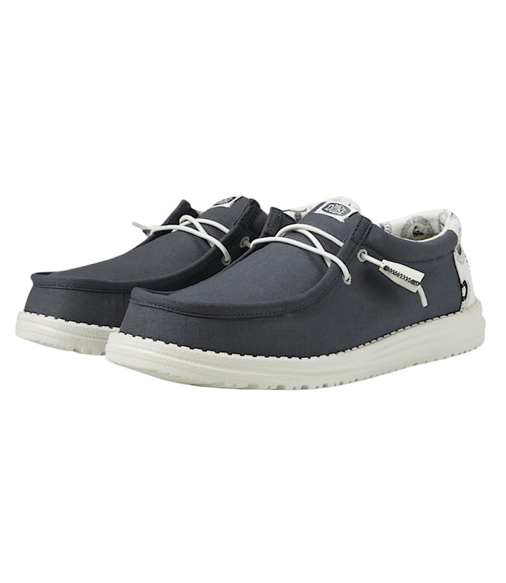 Hey Dude Wally Spring Breakr Beer Bash Grey/White - Main Street Boutique