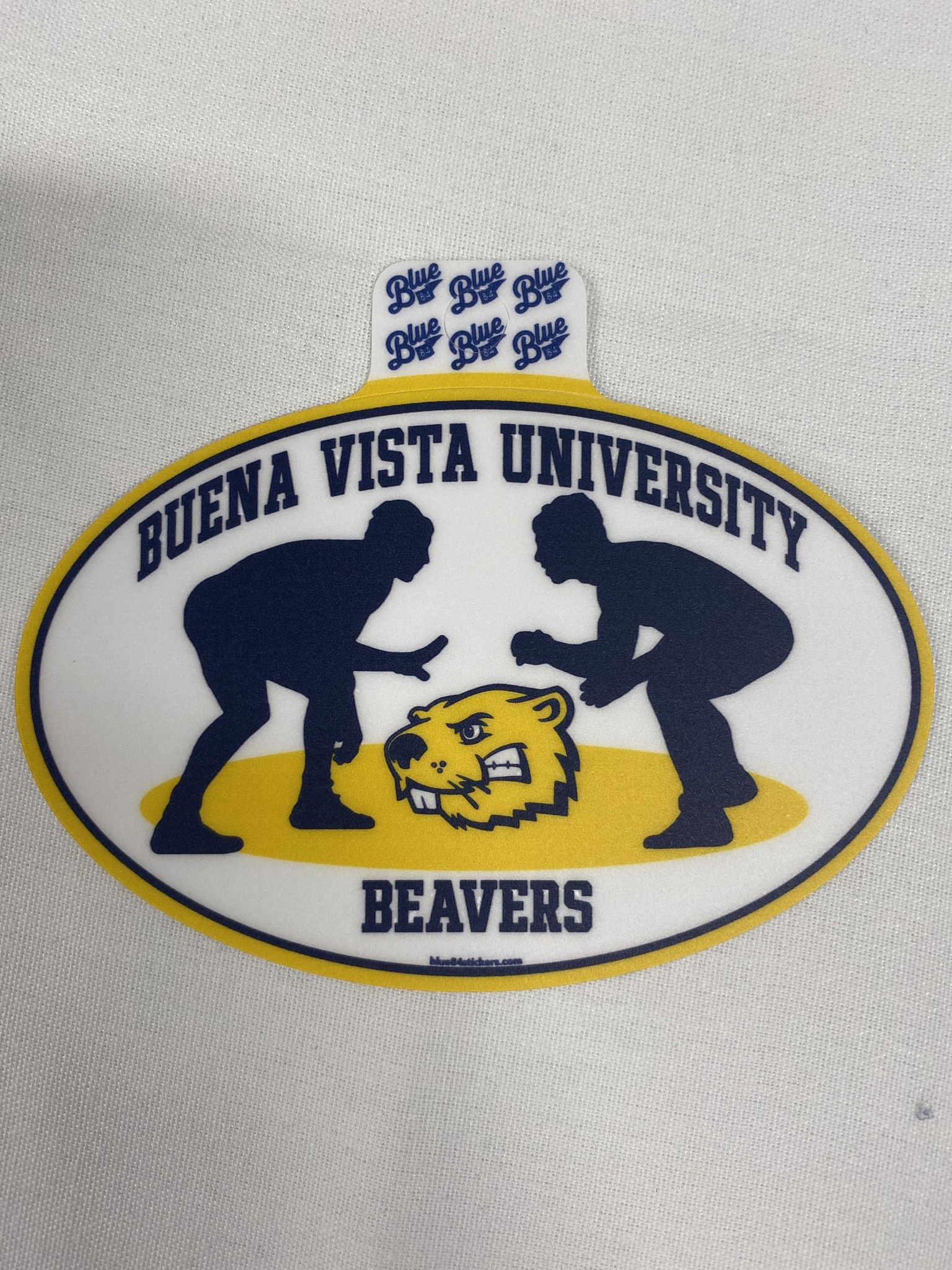 Blue 84 Wrestling Sticker - Buena Vista University Spirit Store