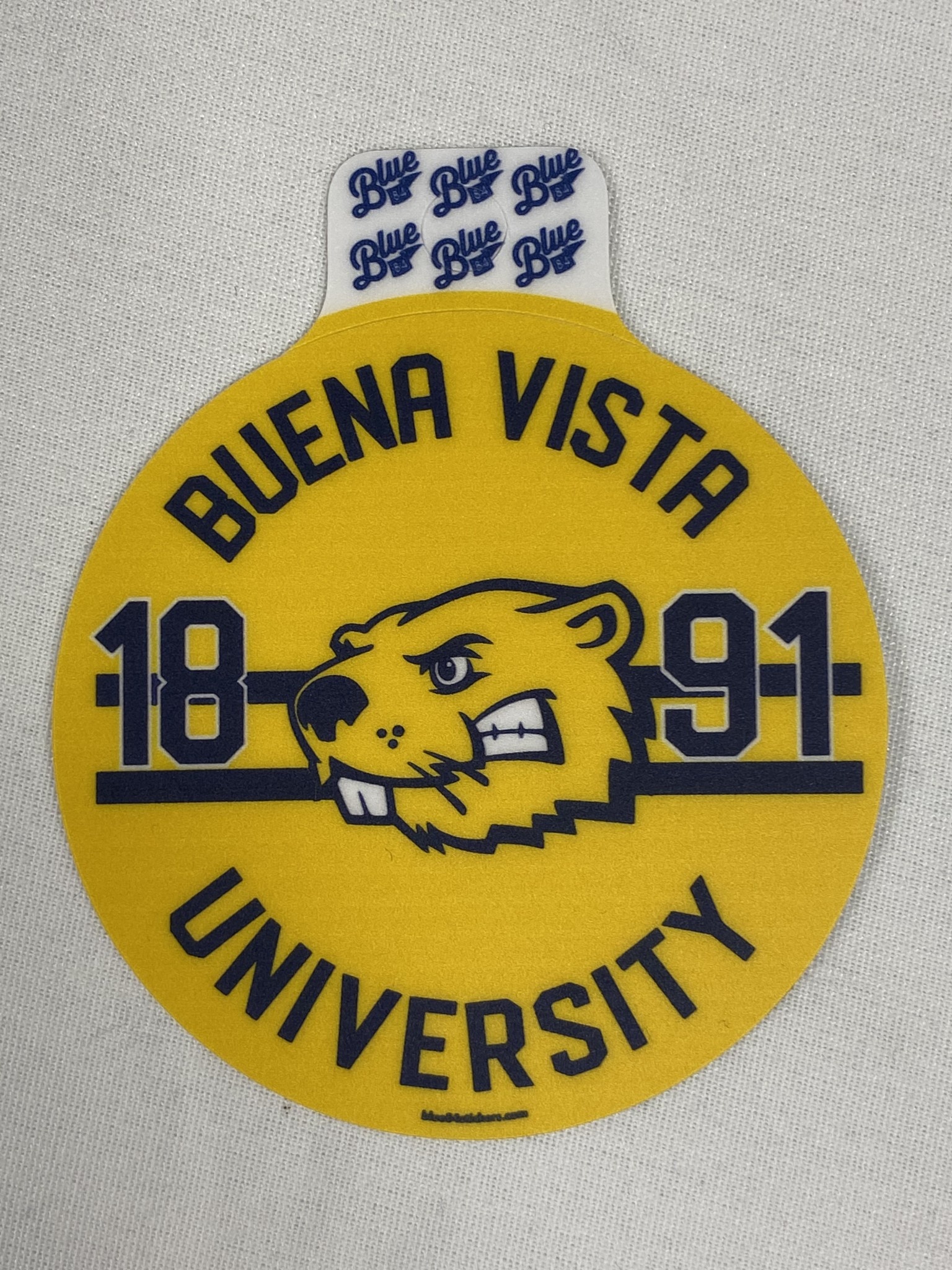 Blue 84 Attack Dog Sticker - Buena Vista University Spirit Store