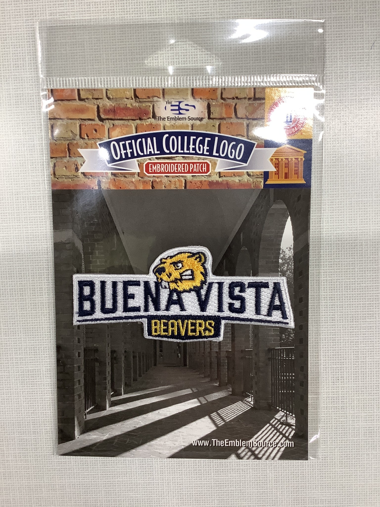 Buena Vista Beavers Embroidered Patch - Buena Vista University Spirit Store