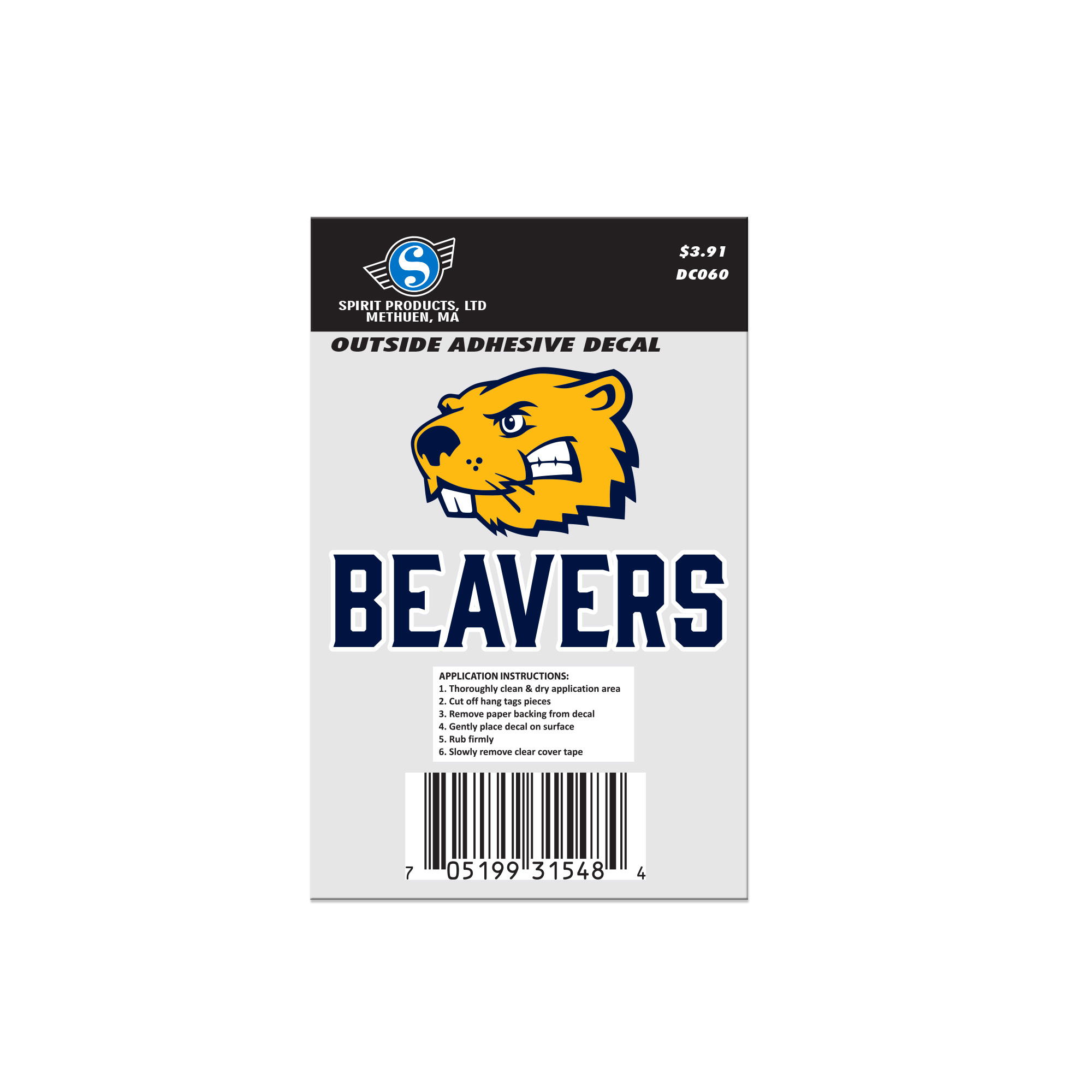 Peel Away Decals - Buena Vista University Spirit Store