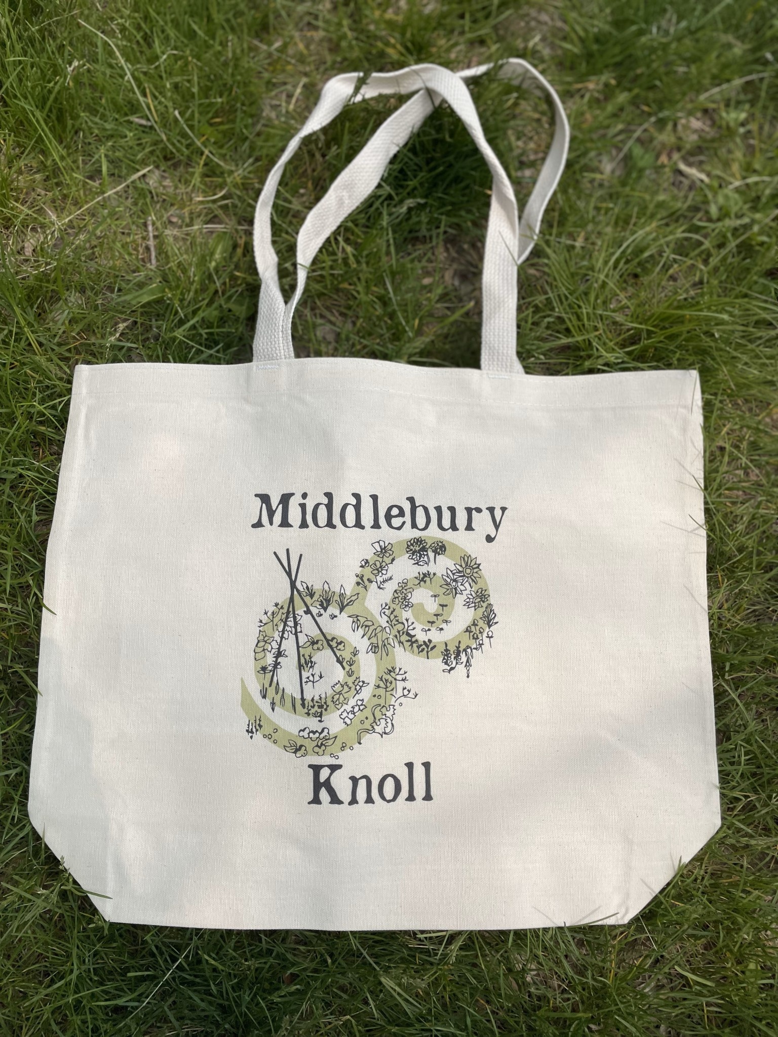 KNOLL TOTE BAG GREEN - middstore