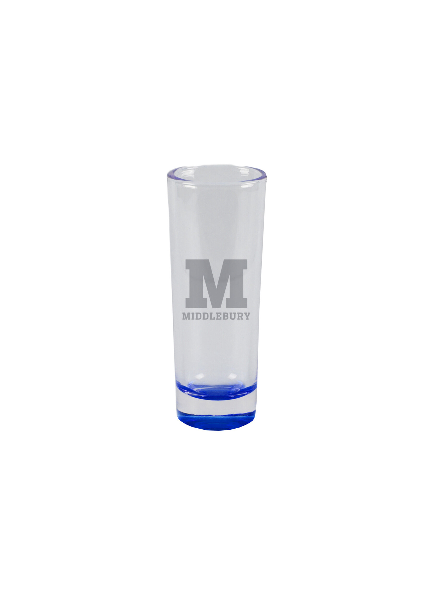 2 OZ TINTED BLUE SHOOTER - Middlebury College store