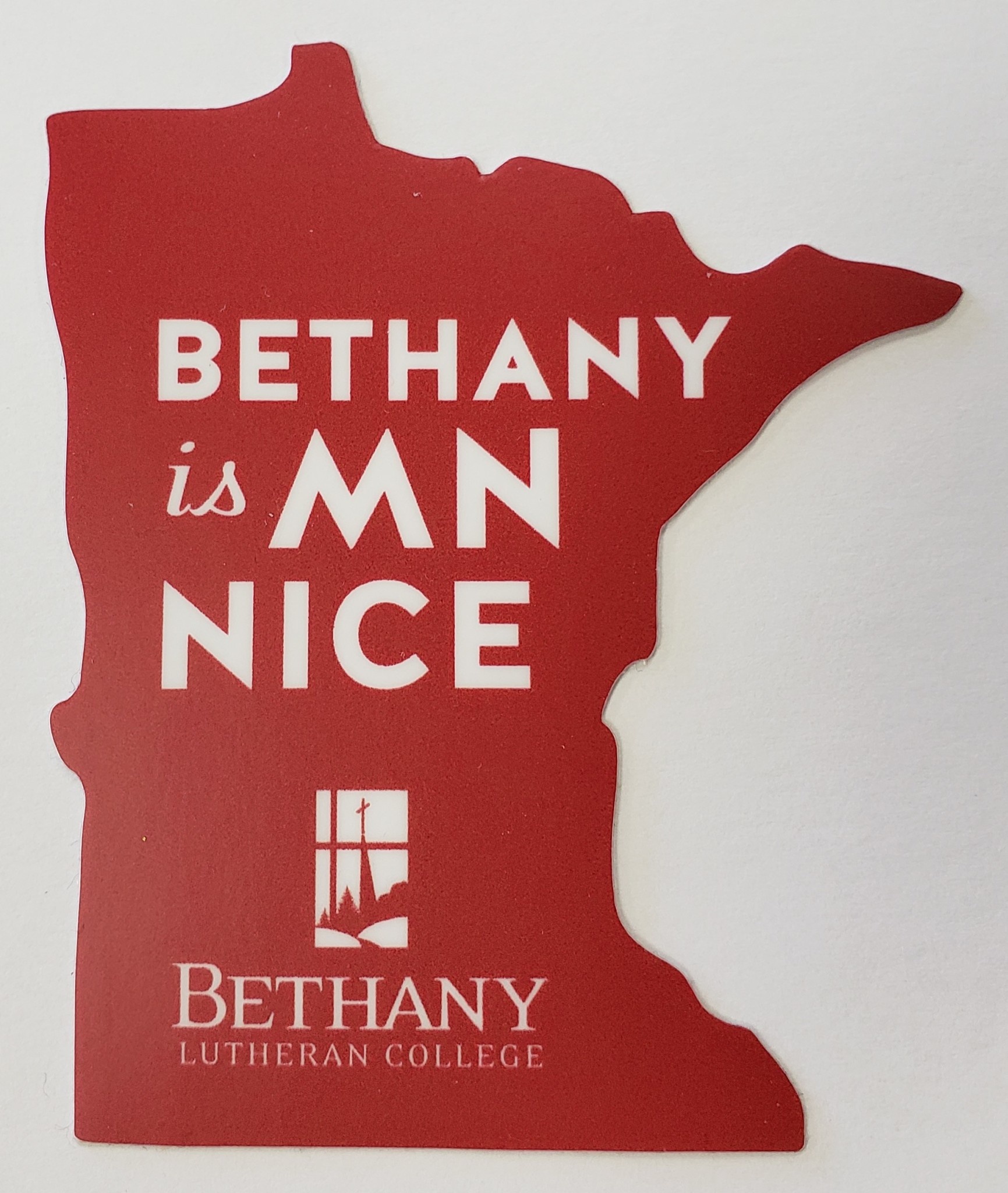 Bethany is MN Nice Sticker - Bethany Lutheran College Bookstore