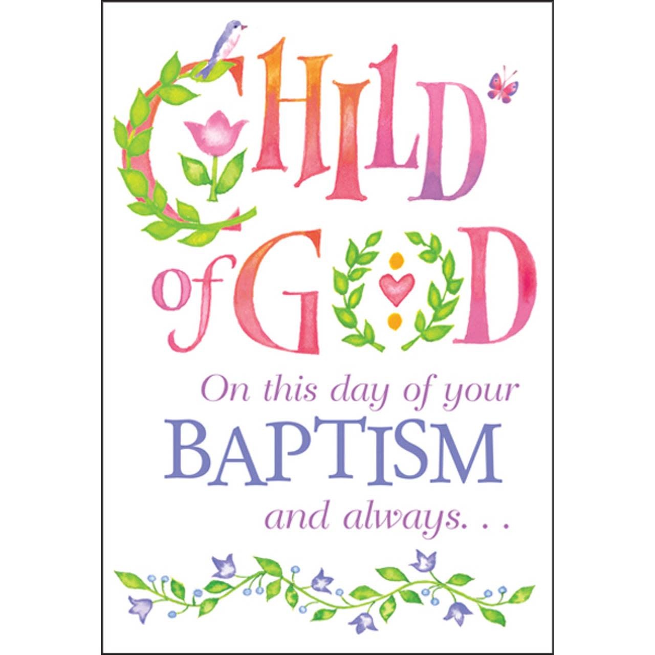 It Takes Two - 5x7" Greeting Card - Baptism - Child of God - Bethany ...