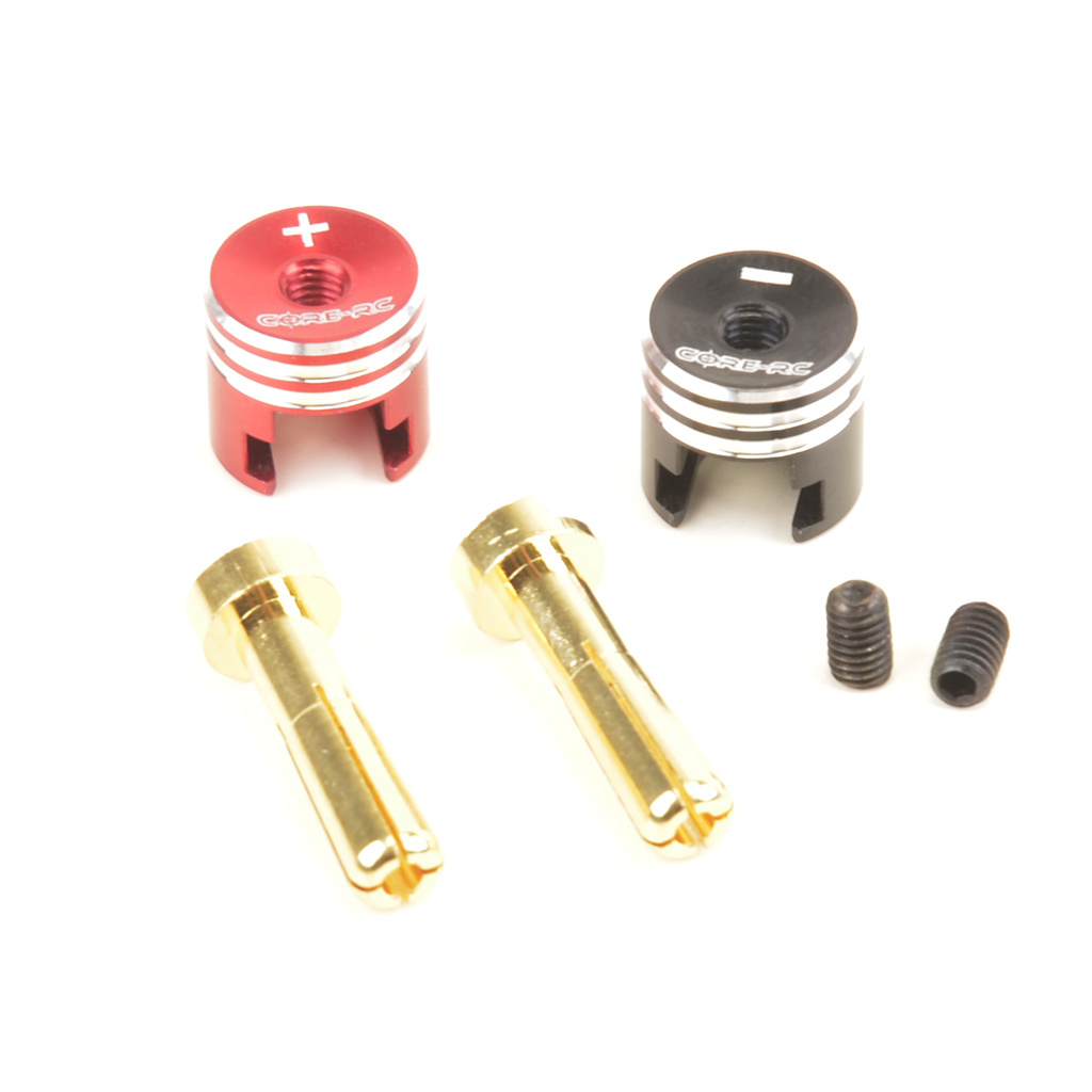 Core RC CR861 Heatsink Bullet Plug Grips - 4mm - discountRCstore.com