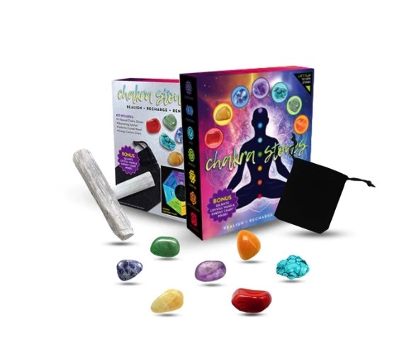 Seven Chakra Stone kit - CANDLE TIME
